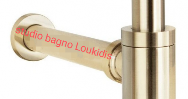 ΣΙΦΩΝΙ ΝΙΠΤΗΡΑ ΟΡΕΙΧΑΛΚΙΝΟ ROUND ΧΡΥΣΟ ΜΑΤ